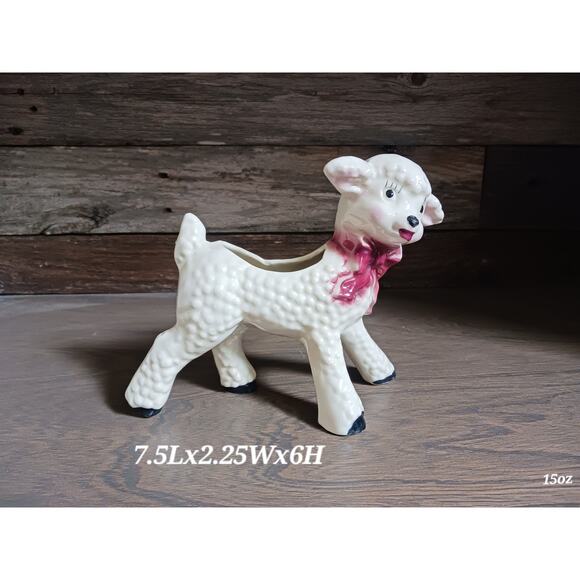 No brand | Accents | Vintage Lamb Sheep Baby Nursery Easter Retro ...